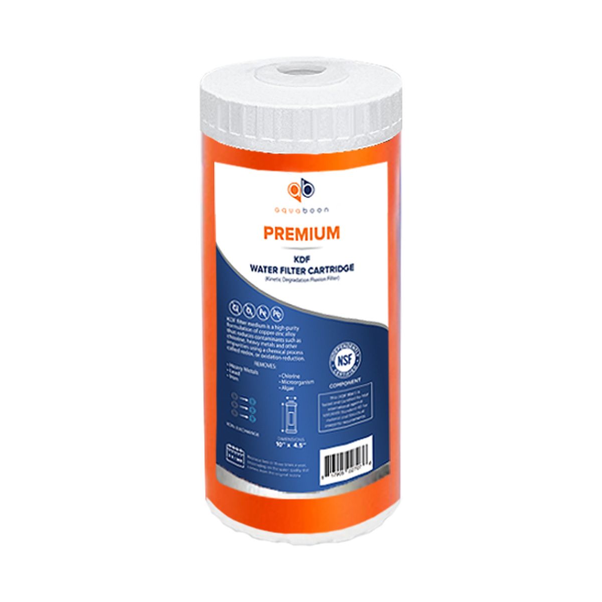 1 Pack Of Aquaboon KDF 10 x 4.5 Inch. Big Blue Replacement Water Filter ...